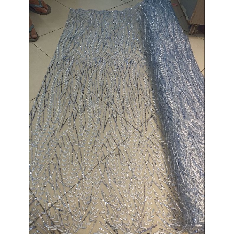 Jual KAIN/BAHAN TILLE SIQUIN SALUR PADI | Shopee Indonesia