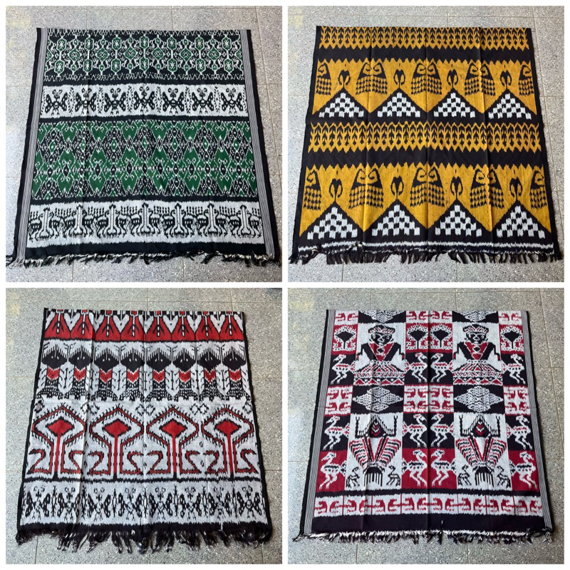 Jual kain tenun ethnic original premium motif lombok rote ayam sumba ...