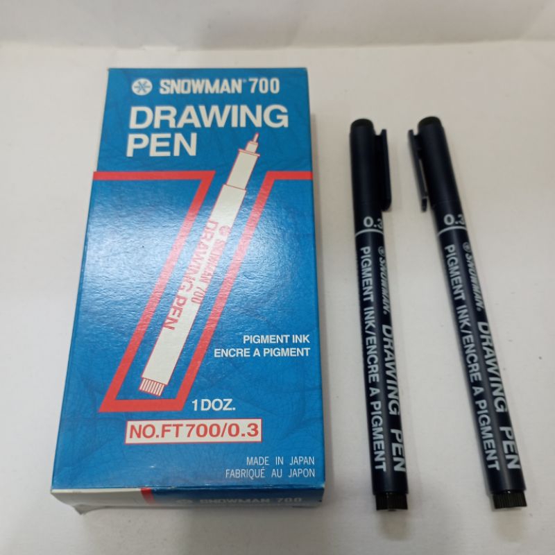 Jual SNOWMAN 700 DRAWING PEN 0,3 (hitam) / pcs | Shopee Indonesia