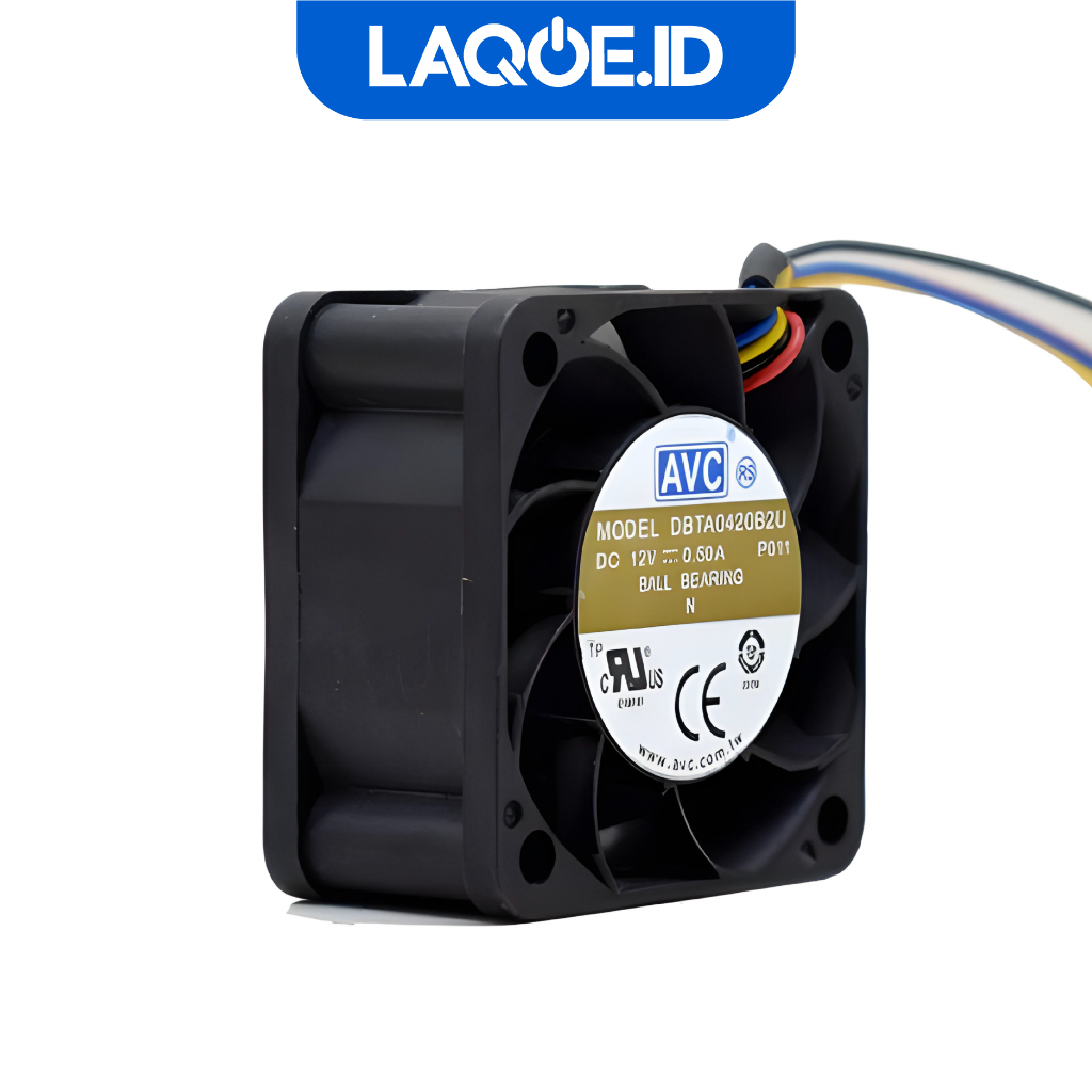 Jual Kipas Fan AVC Processor DC 12V 0.50A DBTA0420B2U 4cm High Speed ...