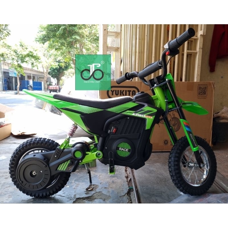 Jual Mini Motor Trail aki listrik Yukita 0952 X-trail TERBARU | Shopee ...