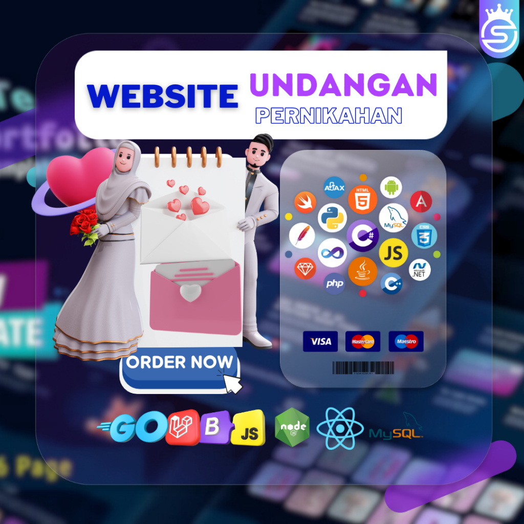 Jual Website Undangan Pernikahan Custom, Sesuai Nama & Fitur2 Menarik ...