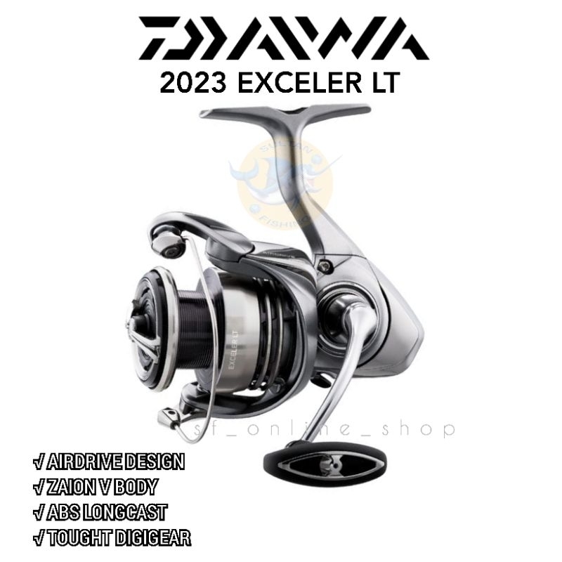 Jual Reel DAIWA 23 EXCELER LT 1000 s/d 6000 Power Handel | 3000CXH spesial galatama | Shopee ...