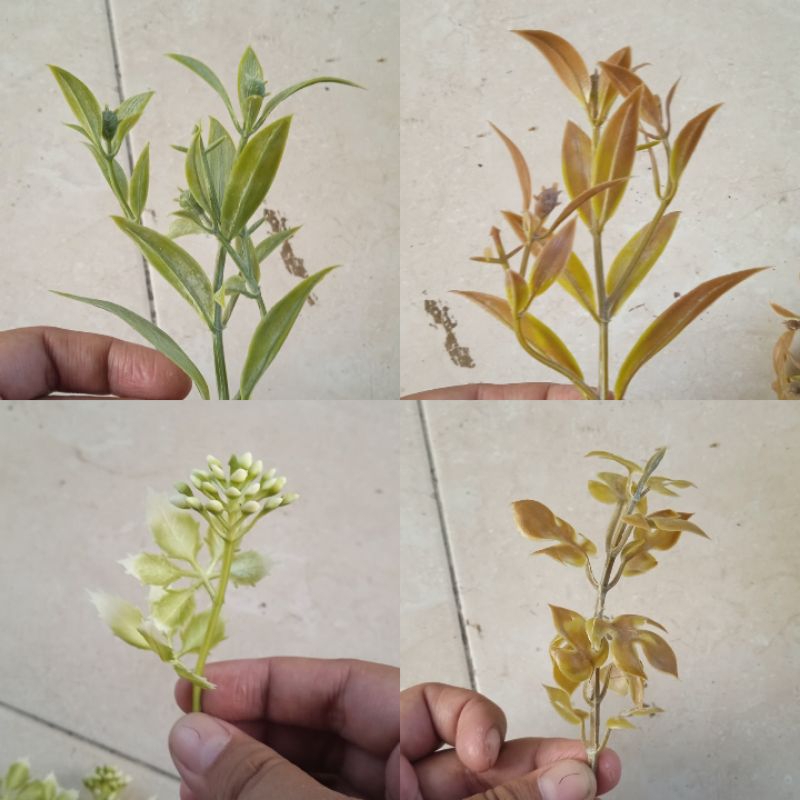 Jual putik bunga artificial, putik bunga palsu, daun putik, putik bunga ...