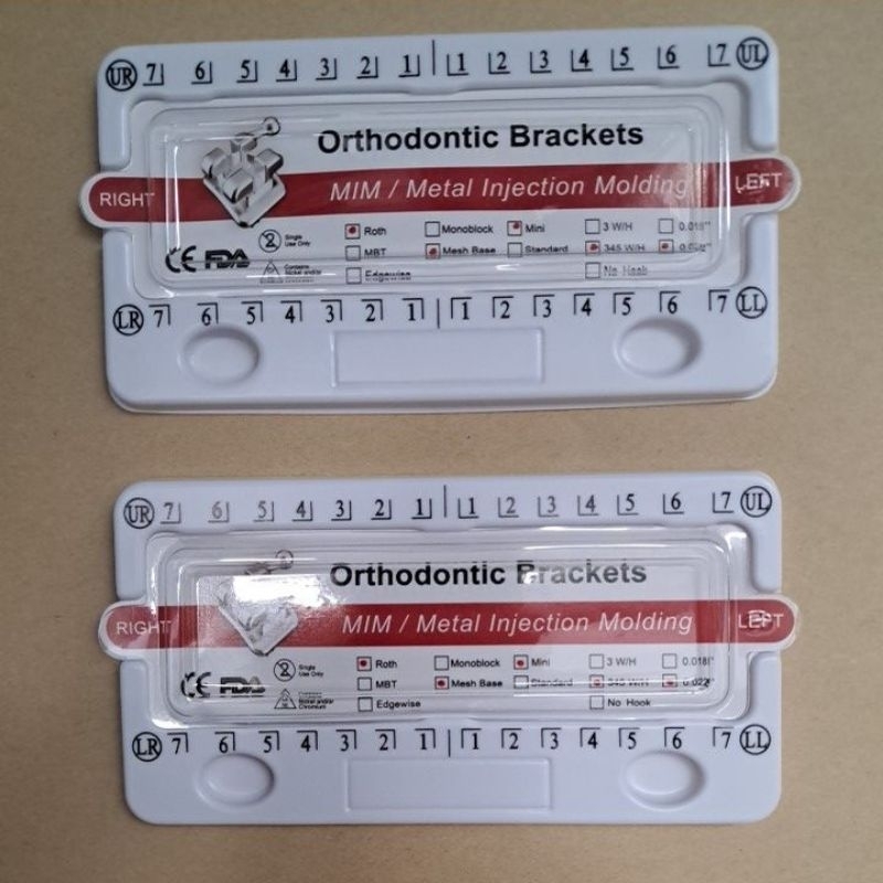 Jual Bracket mini roth metal /konvensional slot 022 /behel metal ...