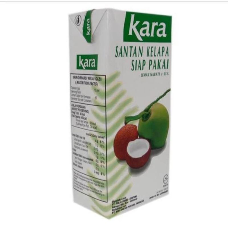 Jual Santan Kara 1 liter / 1000ml (Santan Kelapa Siap Pakai Instan ...