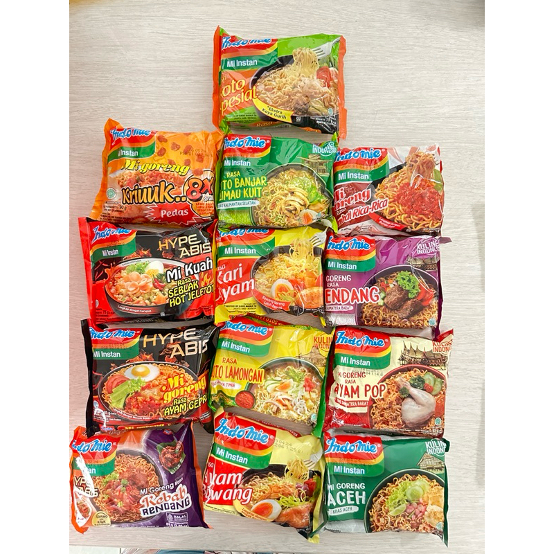 Jual MIE MI INDOMIE RAWON SOTO / GORENG / RENDANG / ACEH / SEBLAK ...