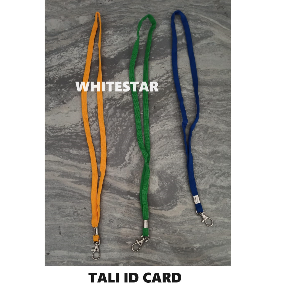 Jual tali gantungan id card besi pop one 1 cm | Shopee Indonesia