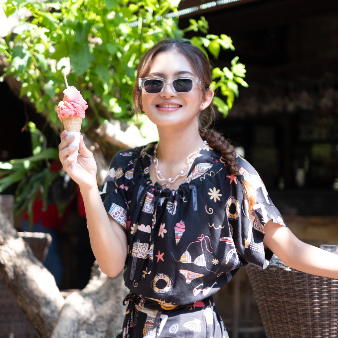 Jual THE KERANJANG BALI Beachwear Bali Crop Top Wanita TKB X TITIES ...