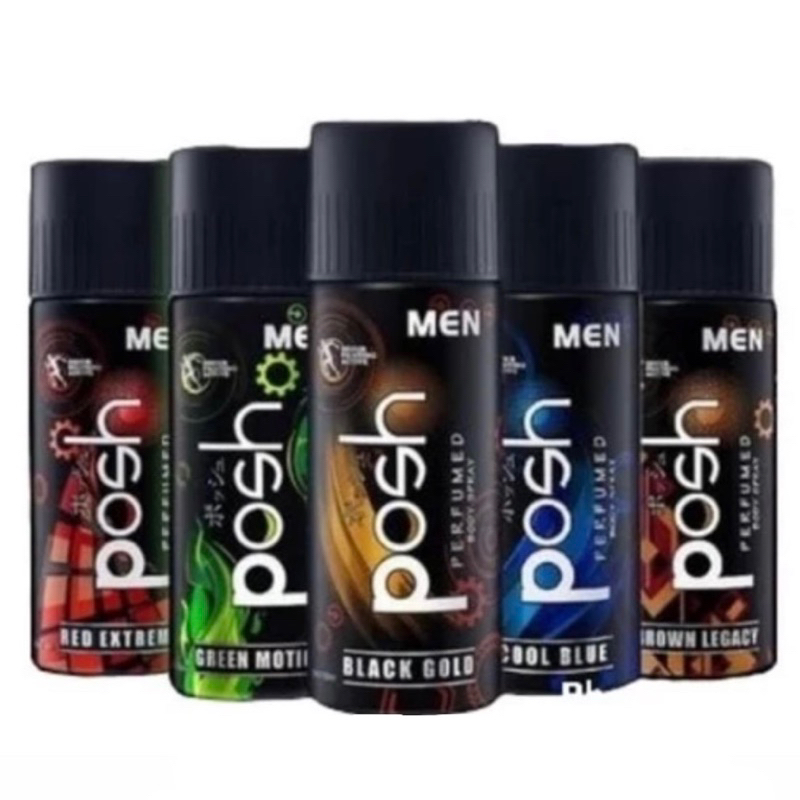 Jual POSH Men Body Spray 150ml | Shopee Indonesia
