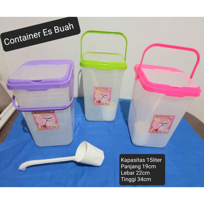 Jual CONTAINER ES BUAH 15LITER | Shopee Indonesia