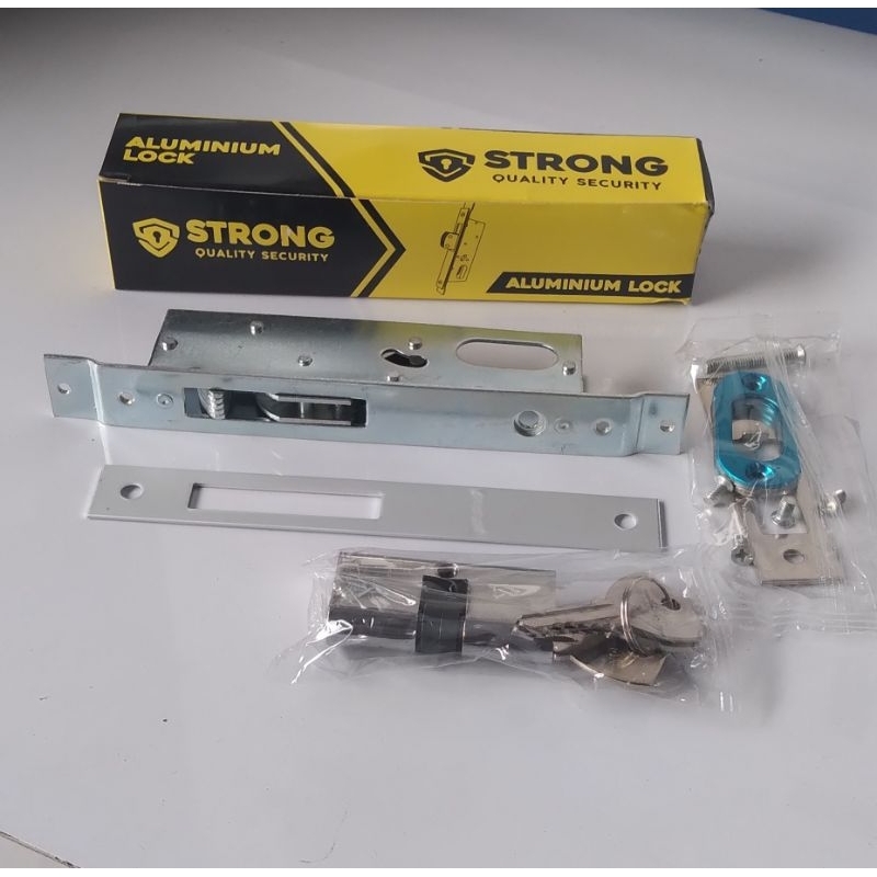 Jual kunci sliding dan swing(door lock)kunci pintu alumunium(strong ...