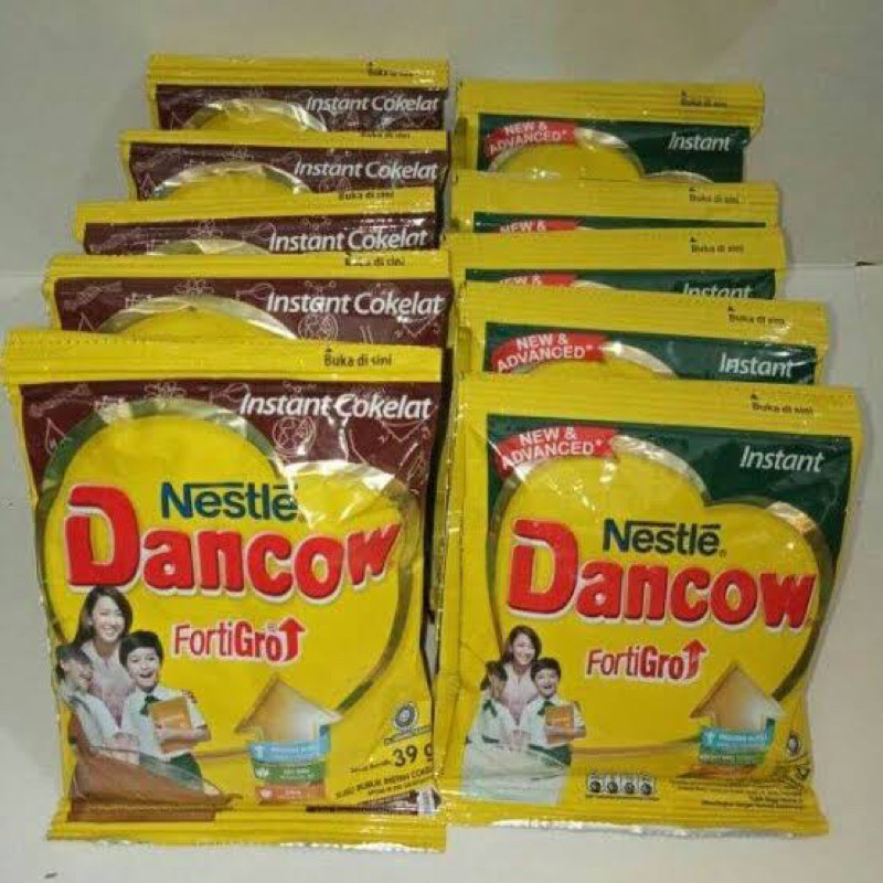 Jual MIN 2 RENTENG | DANCOW SACHET RENCENG RASA COKLAT DAN VANILLA ...