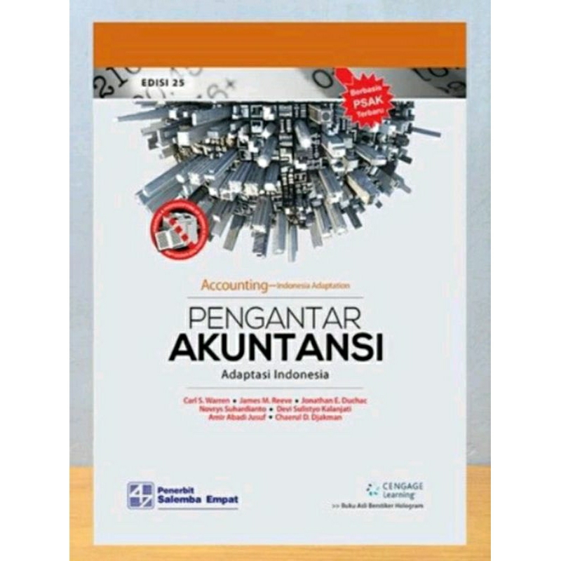 Jual BUKU PENGANTAR AKUNTANSI Edisi 25 | Shopee Indonesia