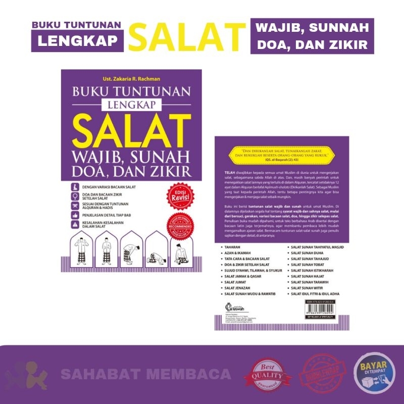 Jual BUKU Tuntunan Lengkap Salat Wajib Sunnah Doa dan Zikir | Shopee Indonesia
