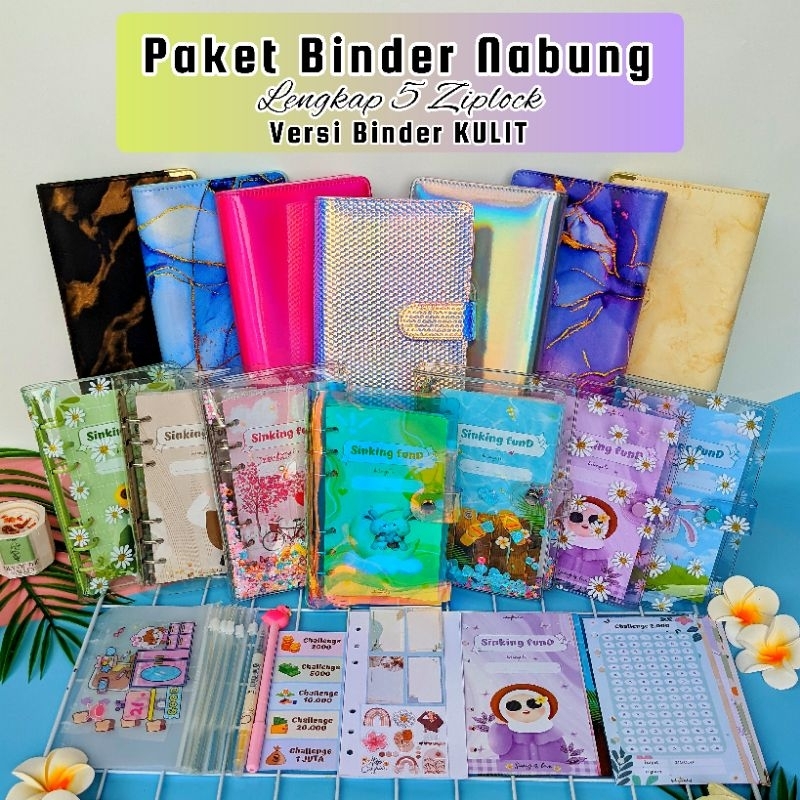Jual Paket binder nabung a6/ binder keuangan murah viral / binder a6 ...