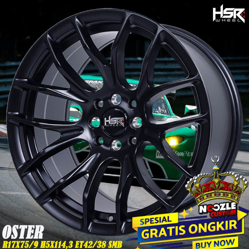 Jual Velg Mobil HSR Ring 17 Lebar Belang Warna Hitam Pelek Racing Xenia Yaris | Shopee Indonesia