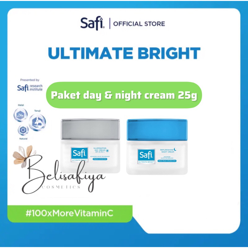 Jual Safi Ultimate Bright isi 2 KEMASAN BARU (Illuminating Day Cream SPF 20PA++ 25g ...