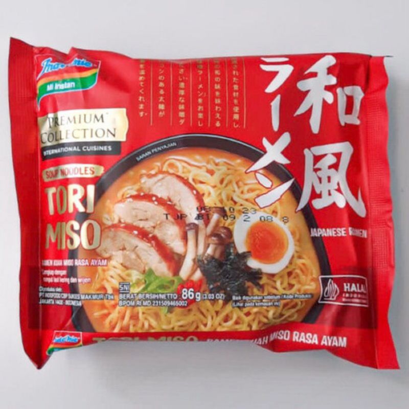 Jual Indomie Premium Ramen Torimiso 86gr, Indomie Premium Ramen ...