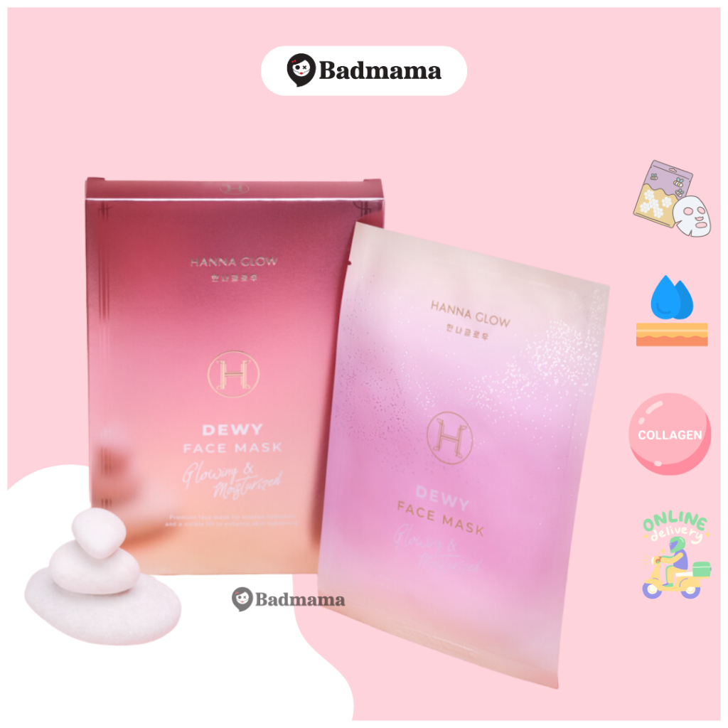 Jual Hanna Glow Dewy Face Mask Glowing & Moisturized | Shopee Indonesia