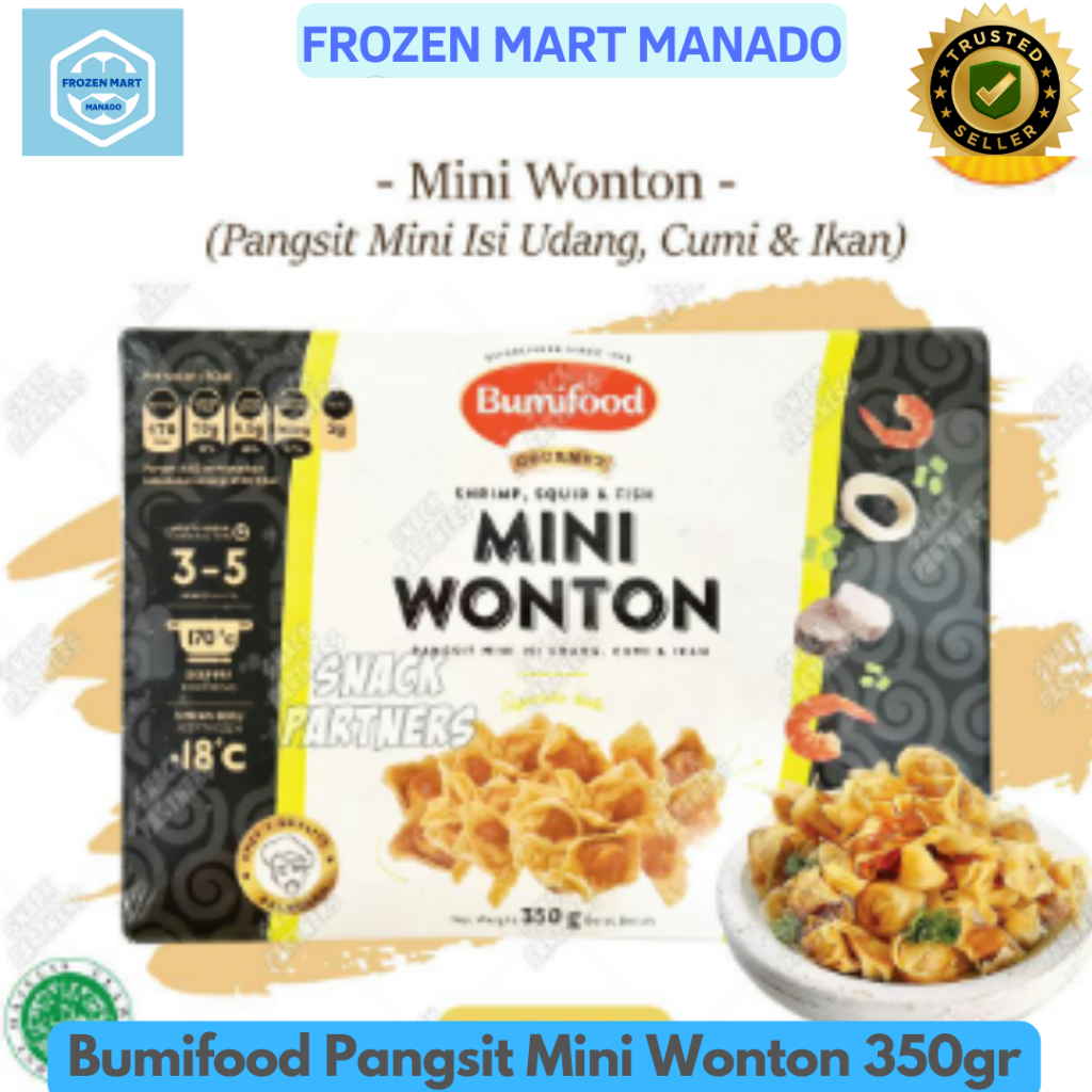 Jual Bumifood Pangsit Mini Wonton 350gr - Frozen Mart Manado (Frozen ...