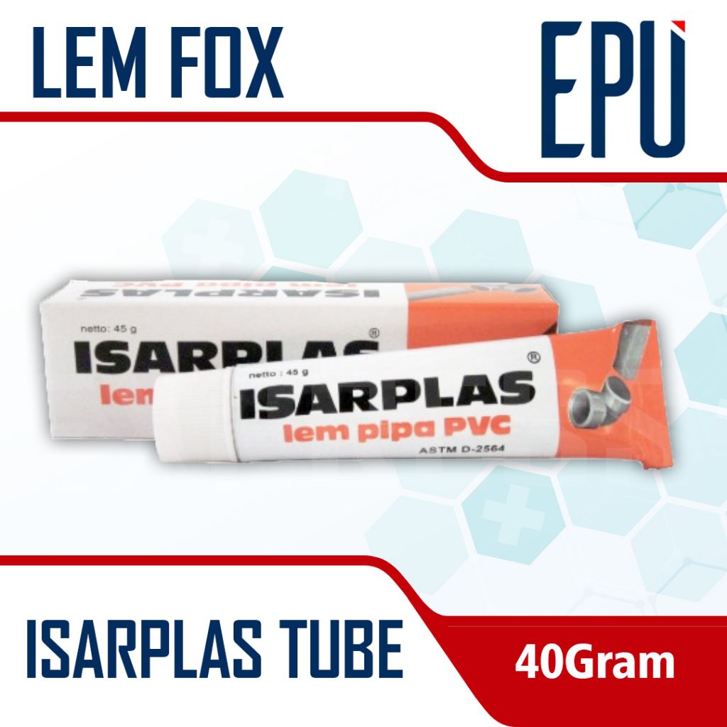 Jual Isarplas Lem PVC 40GR Lem Pipa Lem Isarplas Tube 40 Gram Lem Pralon | Shopee Indonesia