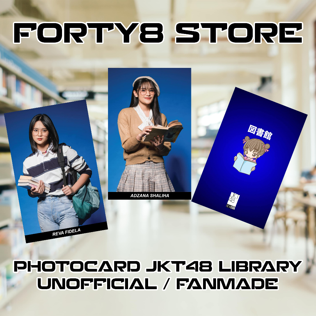 Jual (28 PC) Photocard JKT48 All Member Library Unofficial / Fanmade | Shopee Indonesia