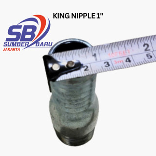 Jual King Nipple 1 Inch Nepel Selang Galvanis Sambungan Pipa Npt 1 ...