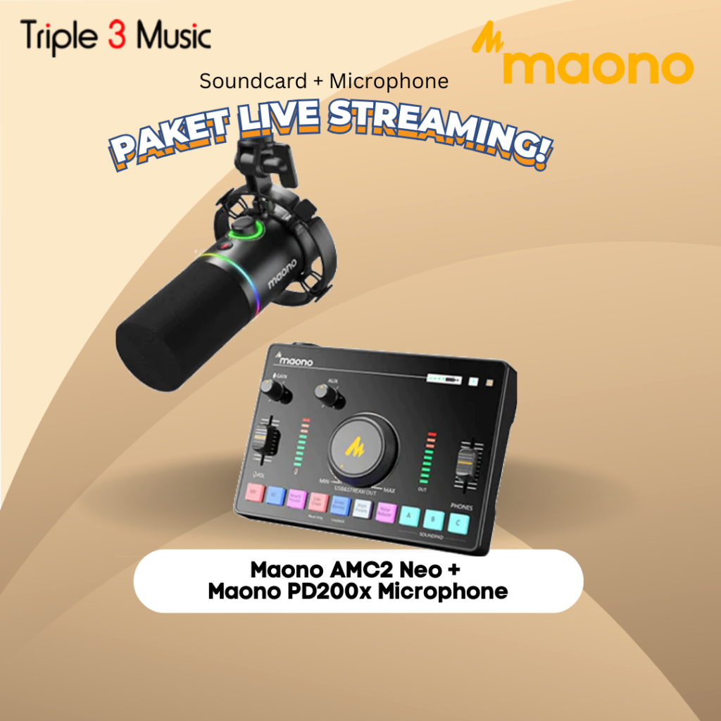 Jual Paket live Streaming Premium MAONO AMC2 NEO + Maono pd200x ...