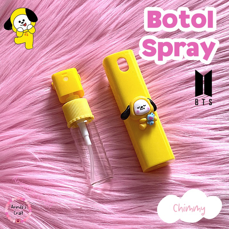 Jual Botol Spray Travel Parfum Hand Sanitizer BTS BT21 | Shopee Indonesia