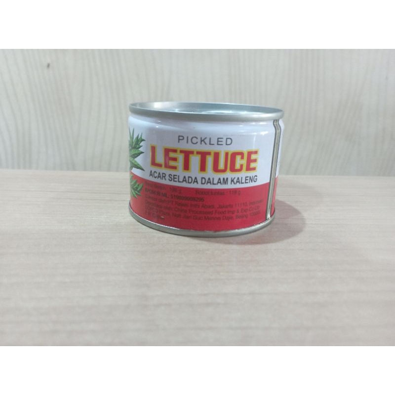 Jual Acar selada dalam kaleng / Pickled Lettuce merek Narcissus Brand ...
