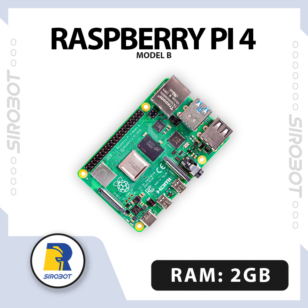 Jual Raspberry Pi 4 Model B RAM 2GB Original Made In The UK | Shopee ...
