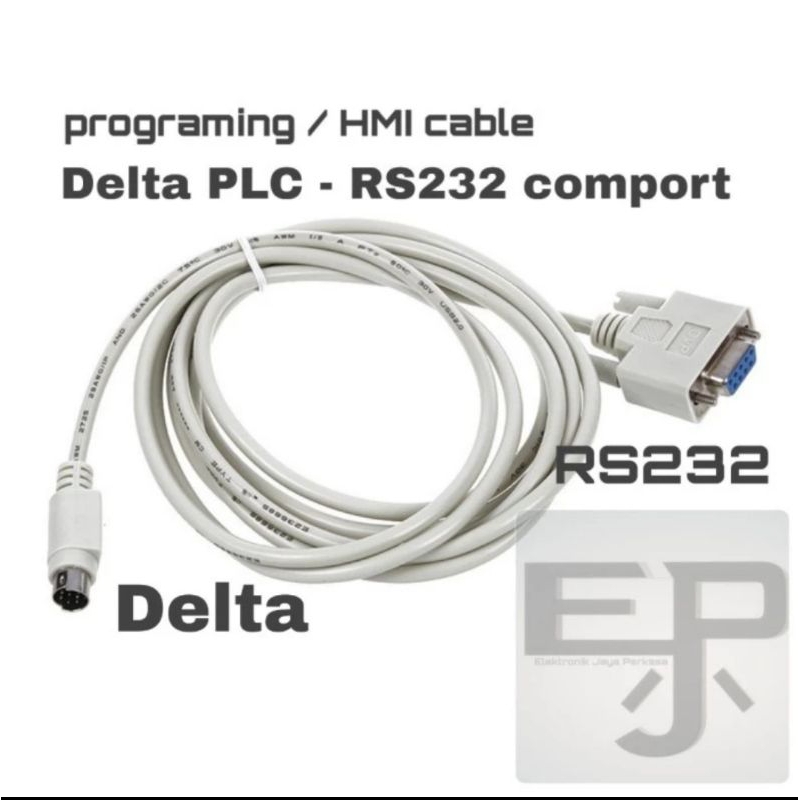 Jual kabel 8p rs232 plc delta dan HMI | Shopee Indonesia