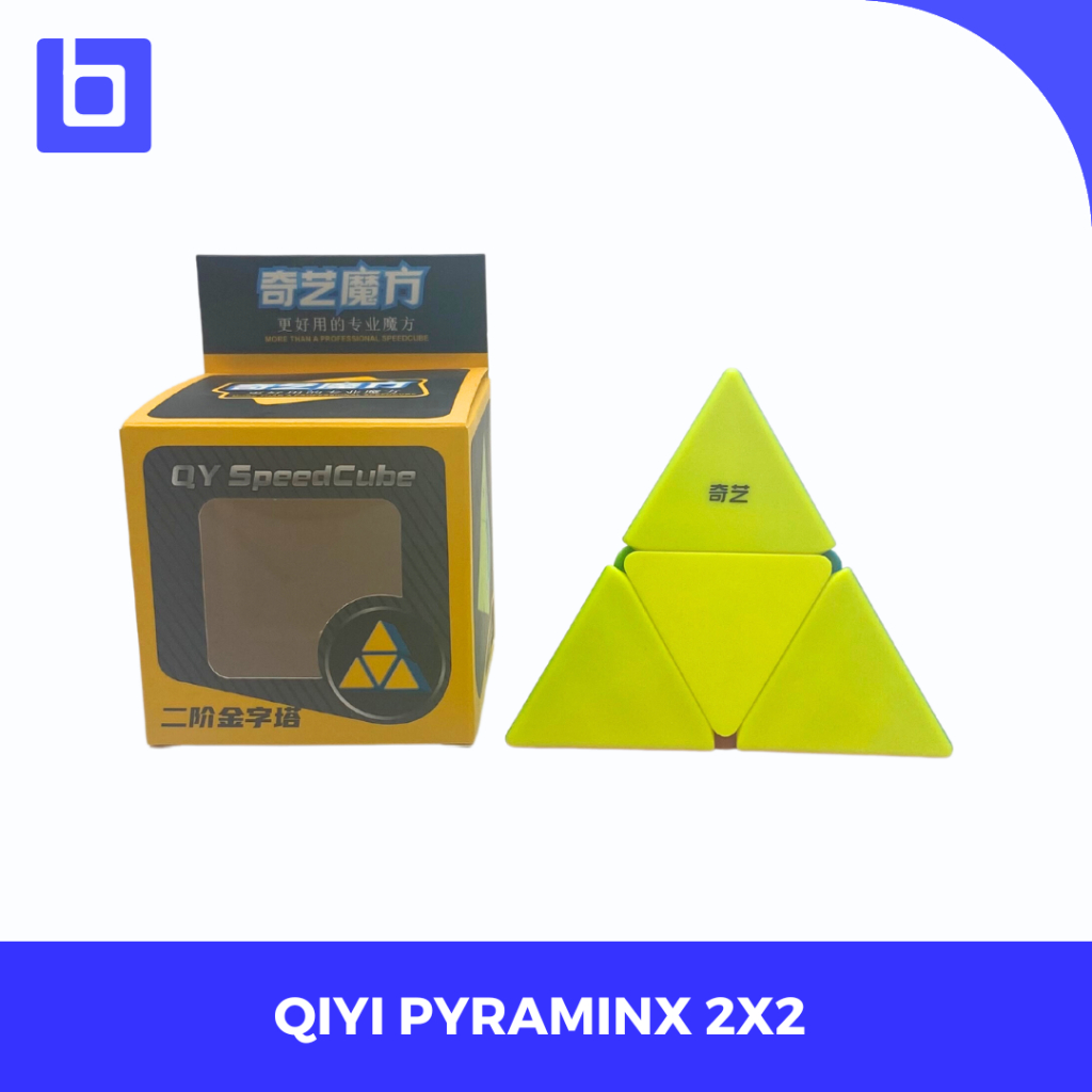 Jual Cube 2x2 - Qiyi Pyraminx 2x2 - QiYi 2x2 Pyraminx - PYRAMID ...