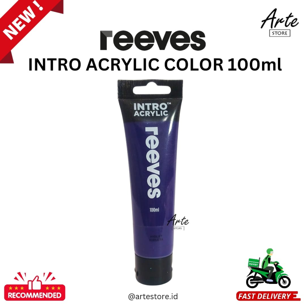 Jual Cat Acrylic Intro Reeves Violet 100 ml | Shopee Indonesia