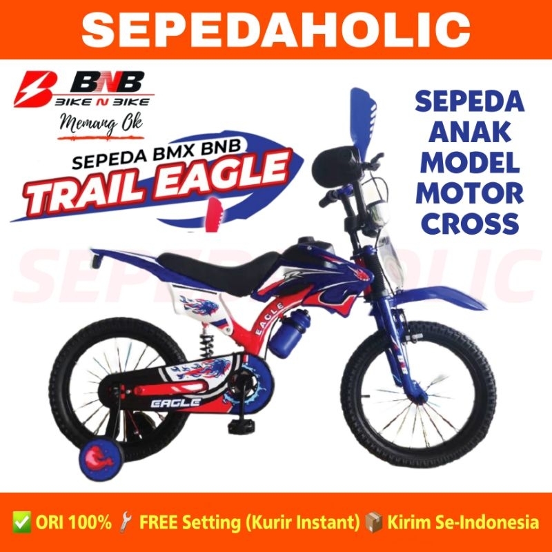 Jual Sepeda Anak Laki BMX BNB TRAIL EAGLE / TRAIL GP Ukuran 12 & 16 ...