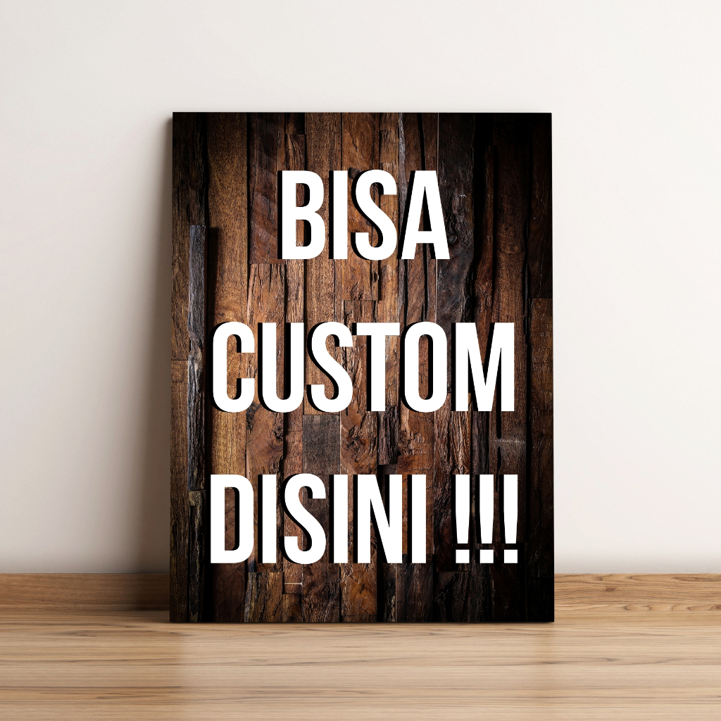 Jual PAJANGAN DINDING FRAME KAYU POSTER CUSTOM 20cm x 28cm | Shopee ...