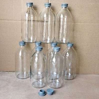Jual BOTOL INFUS 500ML TUTUP KARET | Shopee Indonesia
