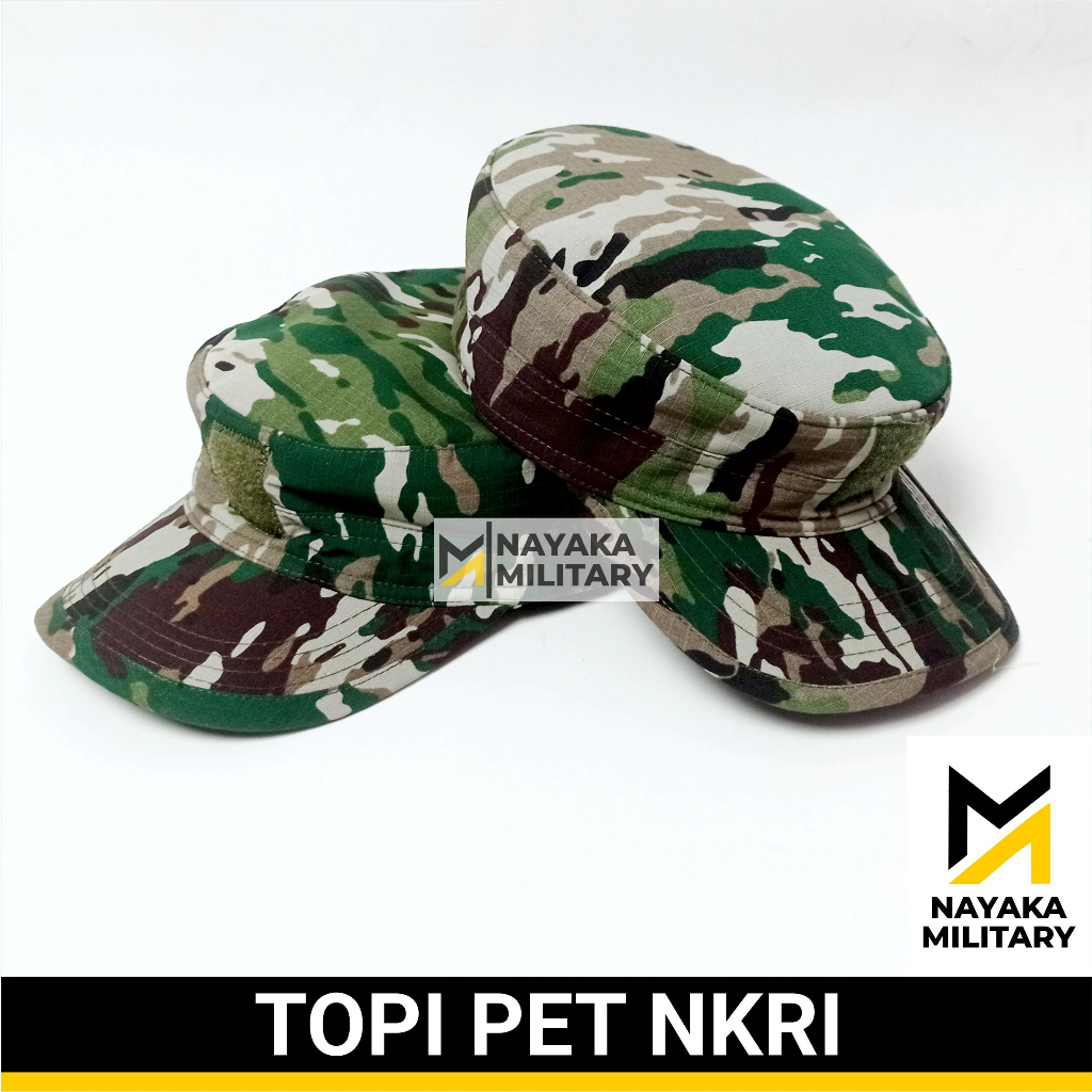 Jual Topi Komando TNI Loreng NKRI Tentara Tactical Hat Military Cap ...