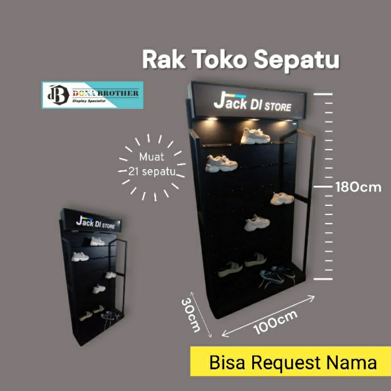 Jual rak display sepatu custom | Shopee Indonesia