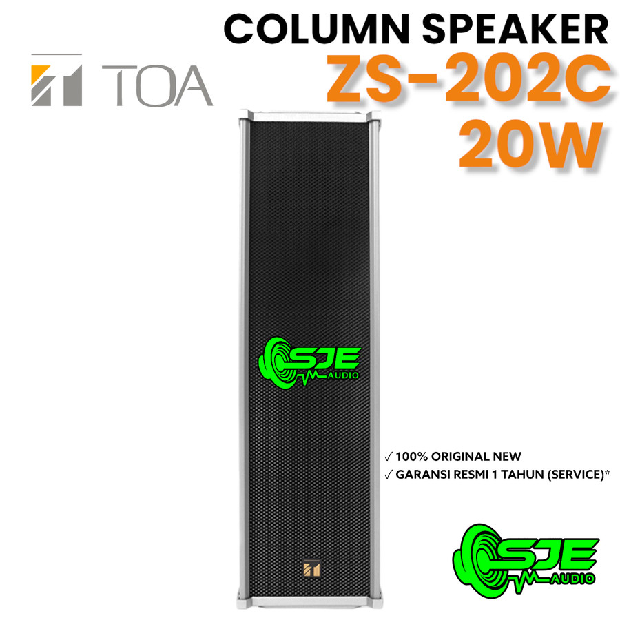 Jual SPEAKER COLUMN TOA 20W ZS-202C ZS202C KOLOM UNIVERSAL ZS-202 ZS202 ...
