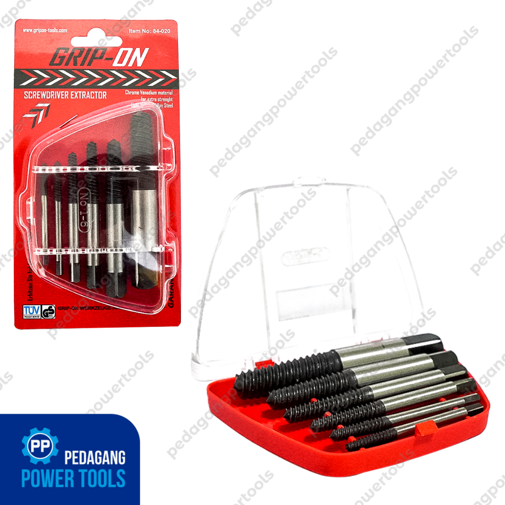 Jual HAND TAP BALIK - SCREW EXTRACTOR SET 6 PCS GRIP ON 84-020 | Shopee ...