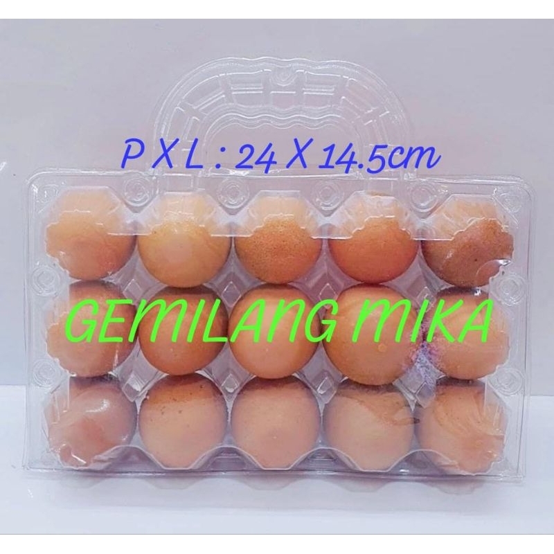 Jual mika atau tray tempat isi telur 15 butir ( harga 10 pcs) | Shopee ...