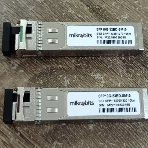 Jual Mikrobits SFP Transceiver SFP-10G-BD-SM-10KM | Shopee Indonesia