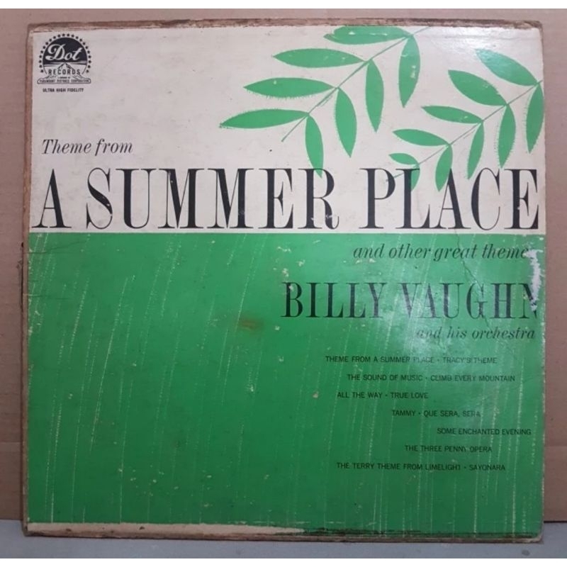 Jual Vinyl Piringan Hitam 12 inch Billy Vaughn-A Summer Place | Shopee ...