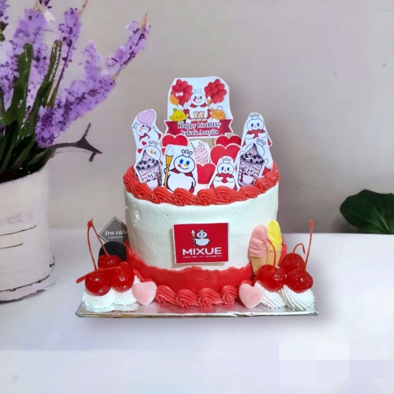 Jual kue ulang tahun karakter mixue | Shopee Indonesia