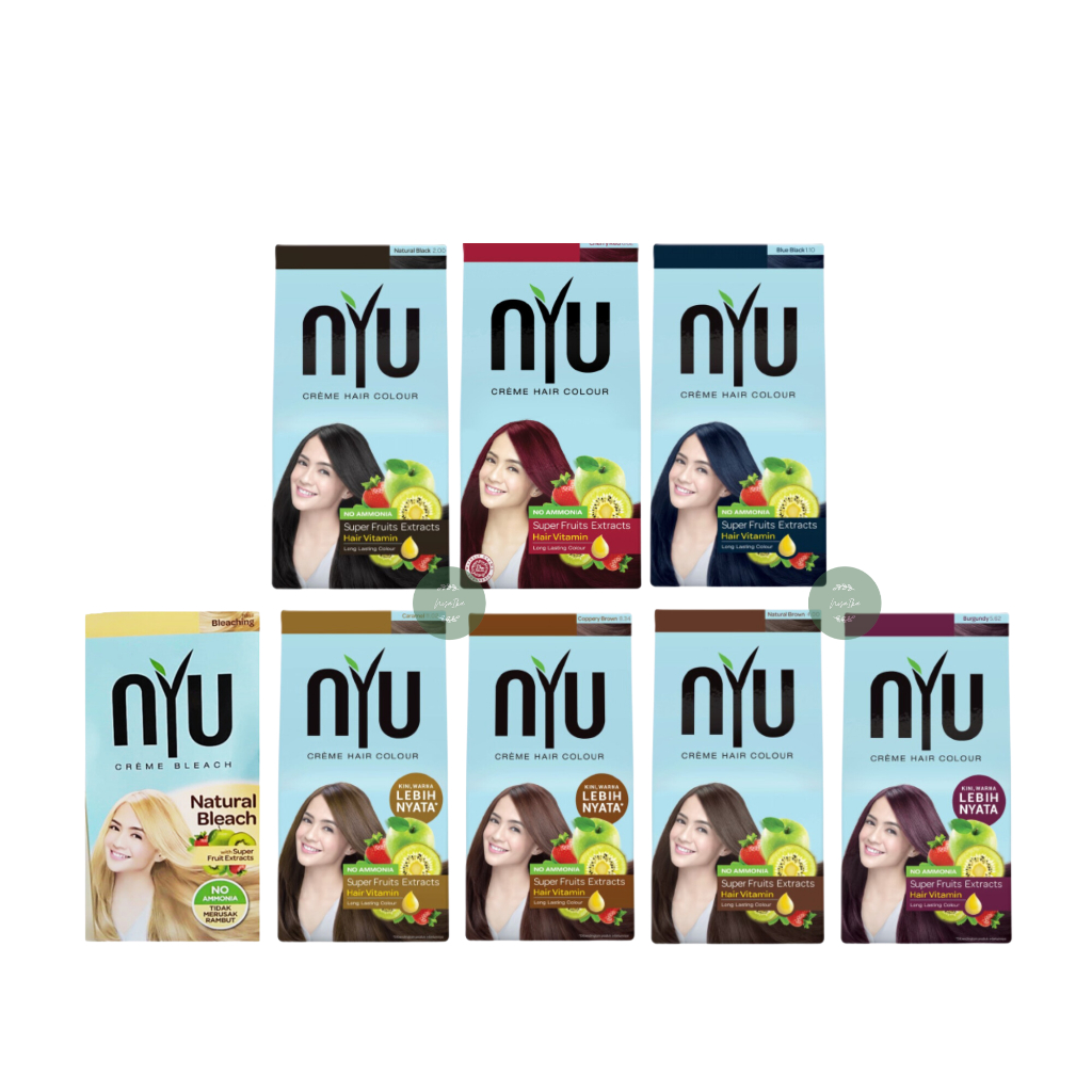 Jual NYU CREME HAIR COLOUR BOX - Semir Rambut | Shopee Indonesia