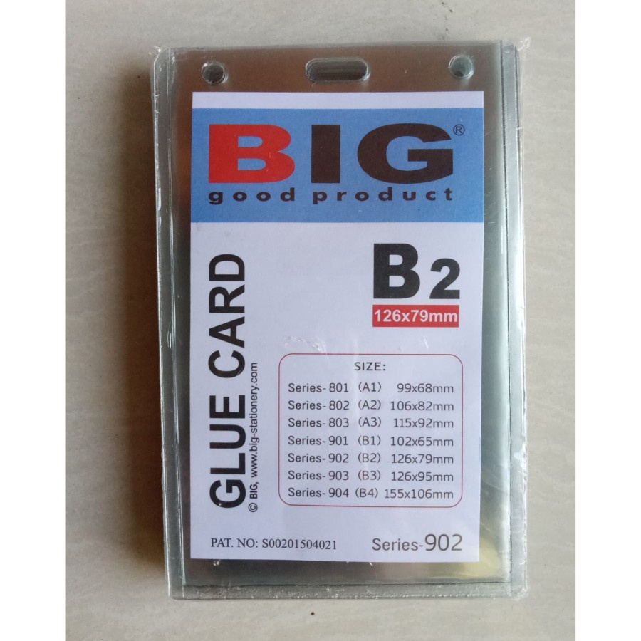 Jual NAME CARD B2 BIG / ID Card Mika Big B2 126mm x 79mm (Name Tag / Glue Card / Card Holder ...