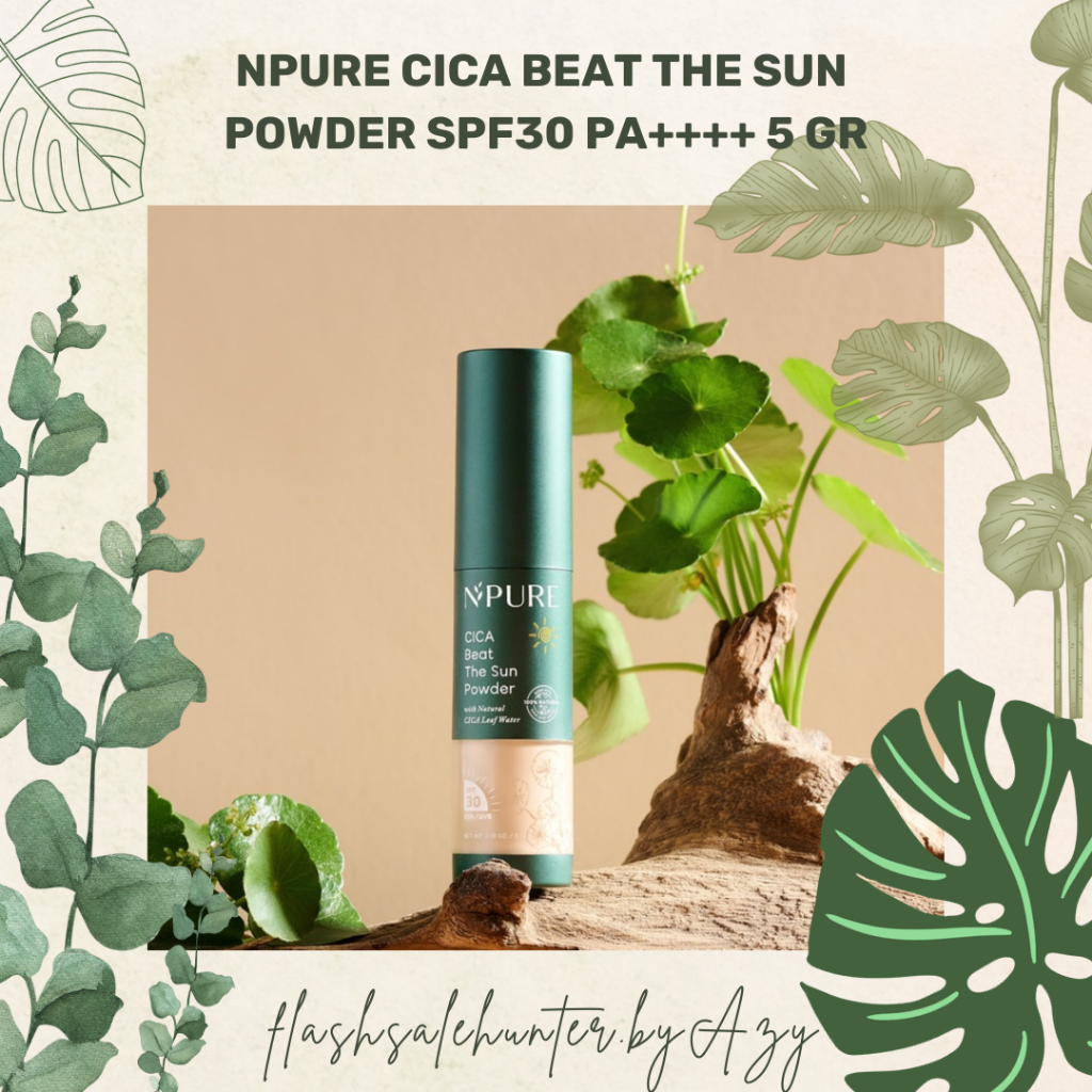 Jual NPure cica beat the sun powder SPF 35 PA++++ 5 gr / centella ...