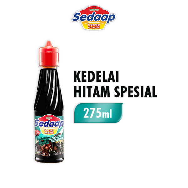 Jual Sedaap Kecap Manis 275ml - Kecap Kedelai Hitam Spesial Botol ...